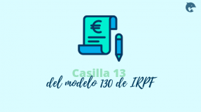 Casilla 13 del modelo 130 de IRPF - Infoautonomos